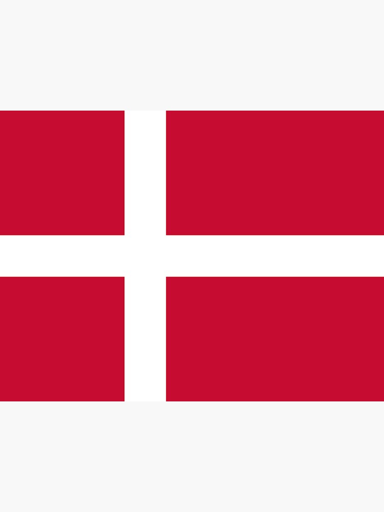 "Official Flag of Denmark" Sticker by mrawfle | Redbubble