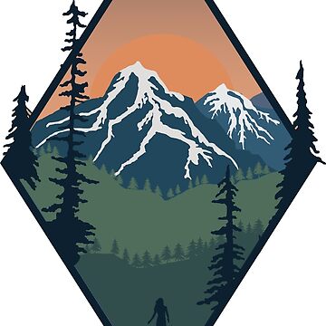 "Earth Day Wanderer" Sticker for Sale by RobertConklin | Redbubble