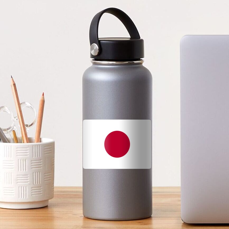 "Official Flag of Japan" Sticker for Sale by mrawfle | Redbubble