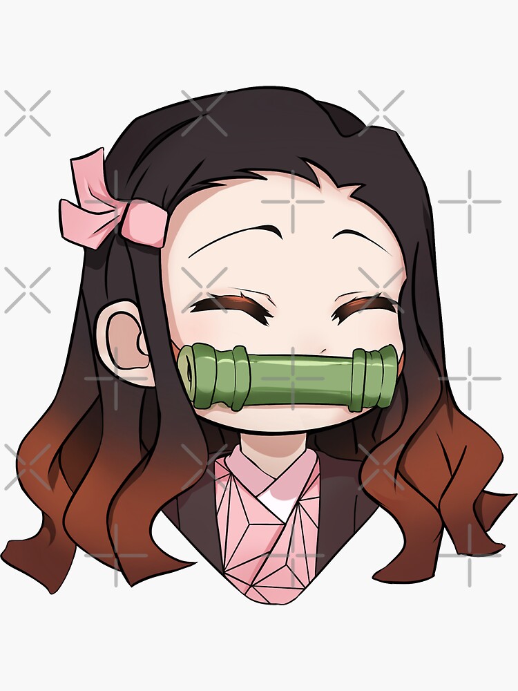 "Nezuko | Demon Slayer Chibi" Sticker for Sale by tea-rex23 | Redbubble