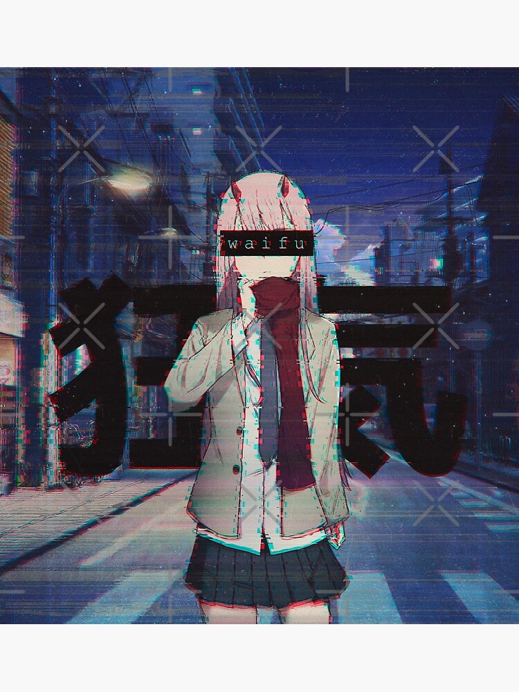 "Zero Two corrupted waifu カり嵐ニ" Art Print for Sale by Waifu-Dope ...