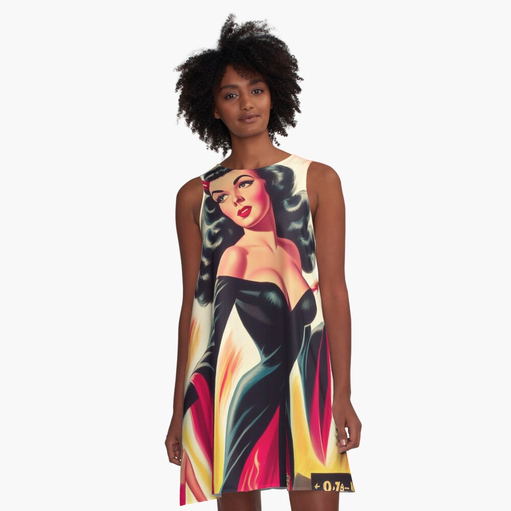 "Vintage She-Devil Pin-up" Sticker for Sale by PulpVintage | Redbubble