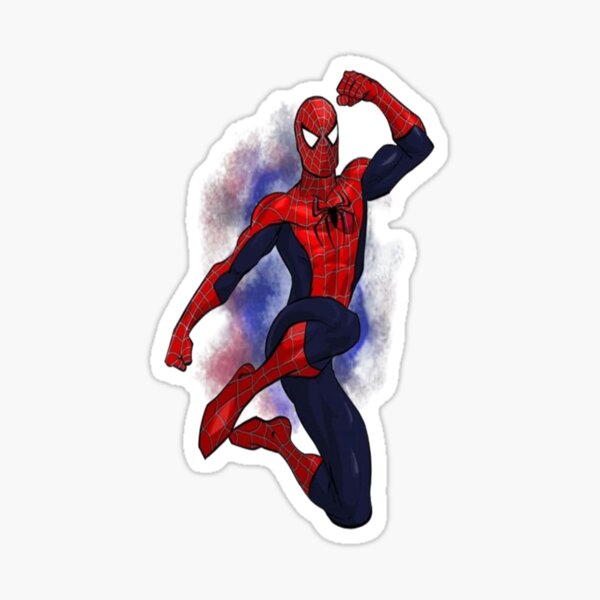 " SpiderMan " Sticker for Sale by NixTap | Redbubble