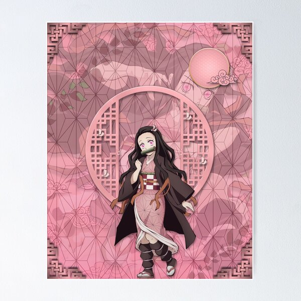 "Nezuko Kamado" Poster for Sale by akashiartz | Redbubble
