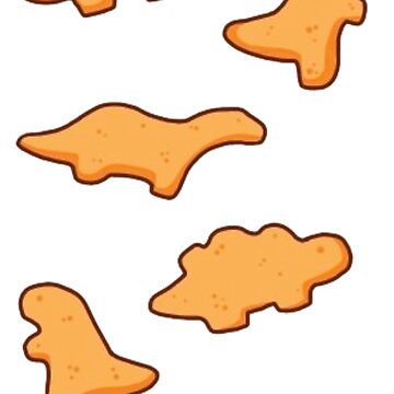"Dino Nuggets " Sticker for Sale by jennysselling | Redbubble