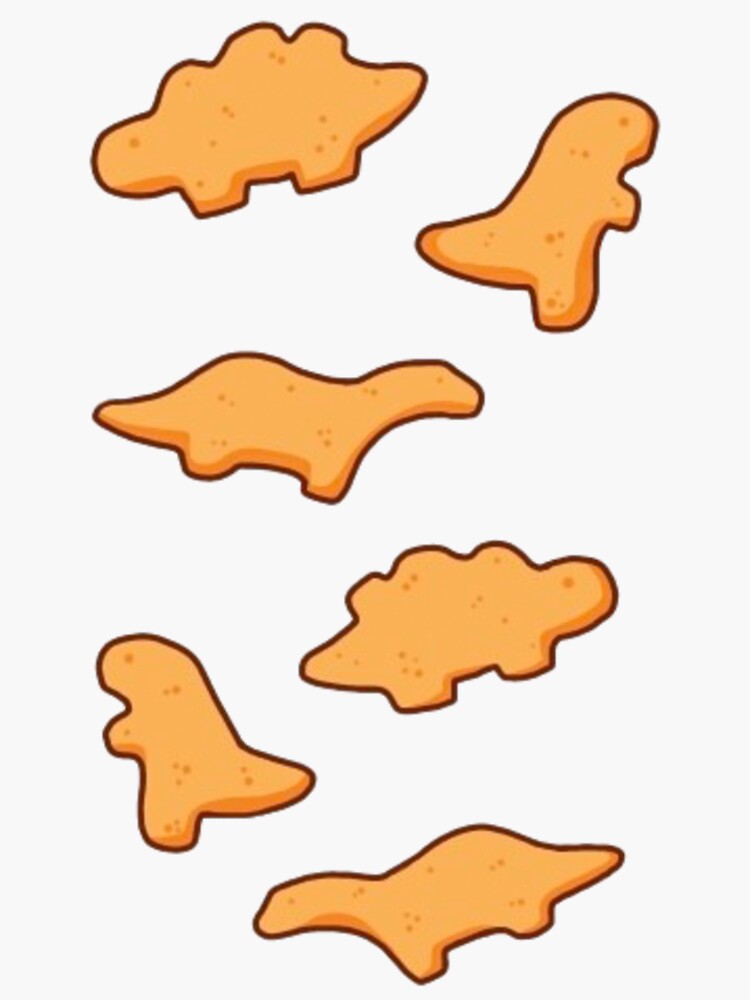 "Dino Nuggets " Sticker for Sale by jennysselling | Redbubble