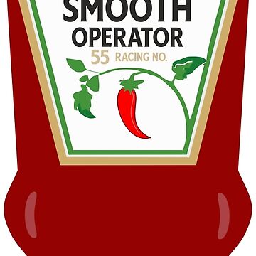 "Carlos Sainz funny smooth operator heinz ketchup formula1 sticker 2024 ...