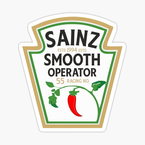 " Carlos Sainz funny smooth operator formula1 sticker 2024" Sticker for ...