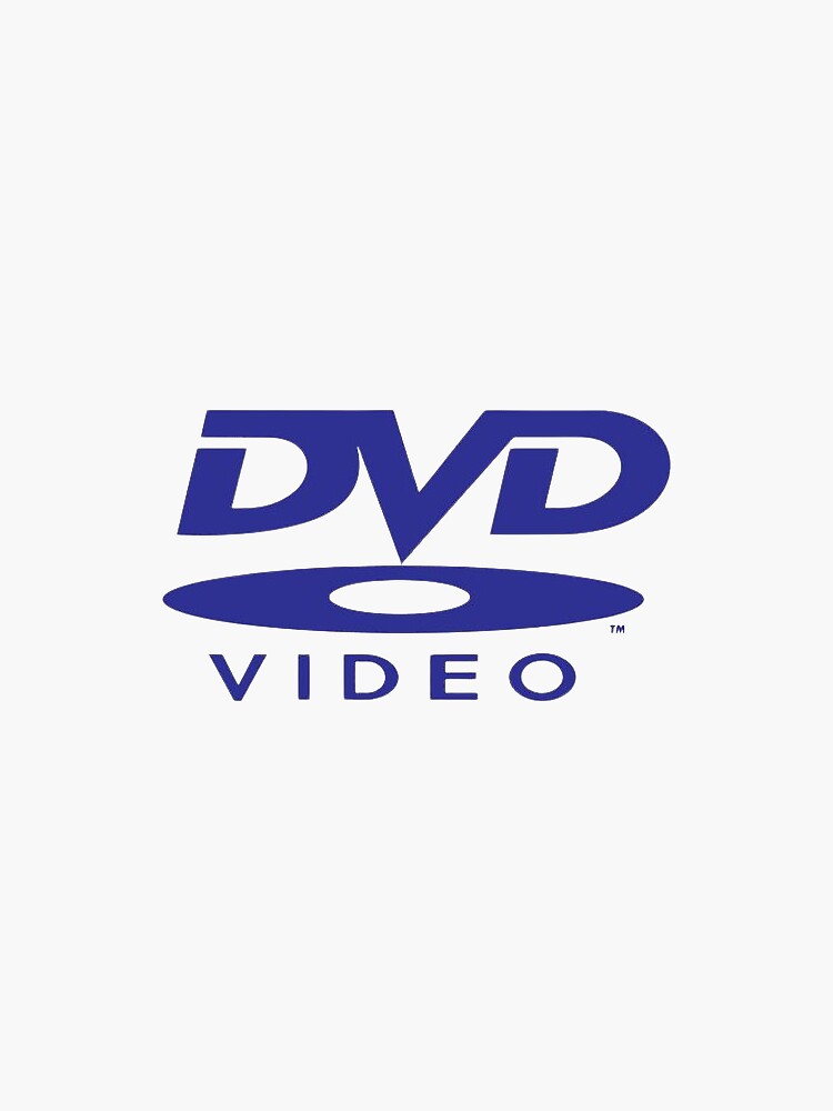 "DVD video logo" Sticker for Sale by MaiaXavier | Redbubble