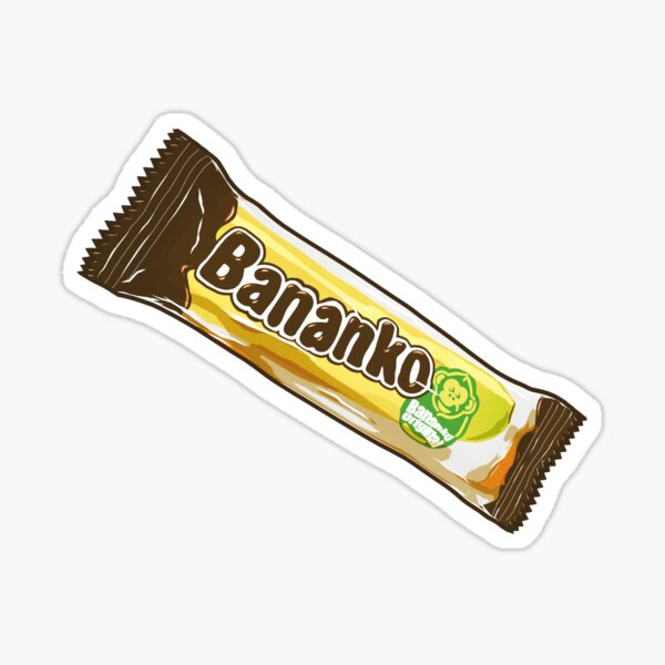 "Original Choc-Banana Bar" Sticker for Sale by kneenar | Redbubble