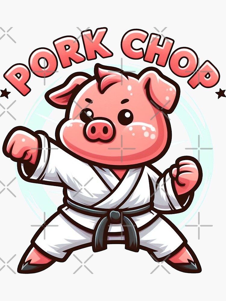 "Pork Chop" Sticker for Sale by Vkinsify | Redbubble