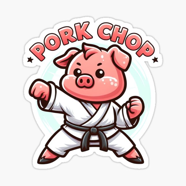 "Pork Chop" Sticker for Sale by Vkinsify | Redbubble