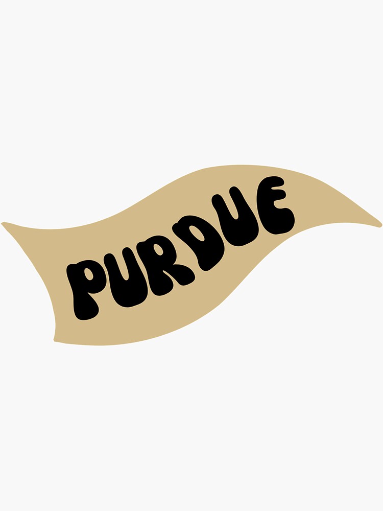 "purdue pennant" Sticker for Sale by emmashop04 | Redbubble