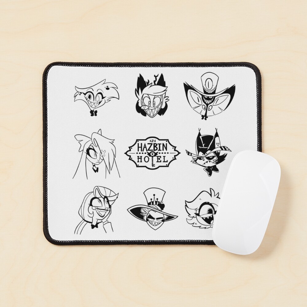 "Hazbin Hotel Characters" Sticker for Sale by Created-By-AJC | Redbubble