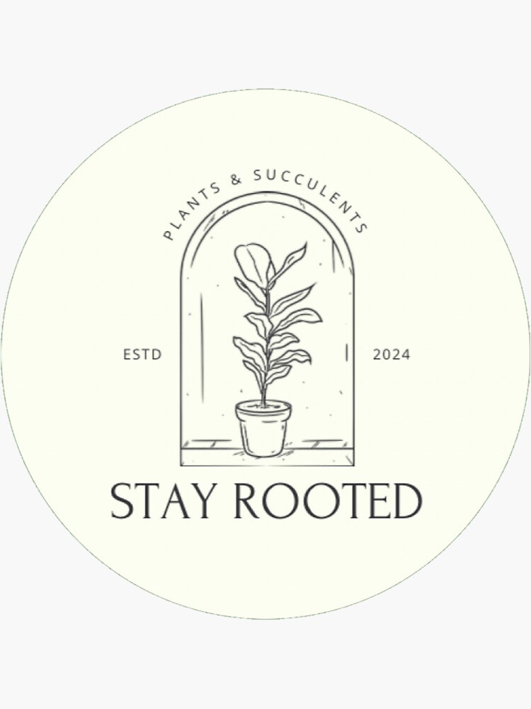 "Stay Rooted 1" Sticker for Sale by baileepence | Redbubble