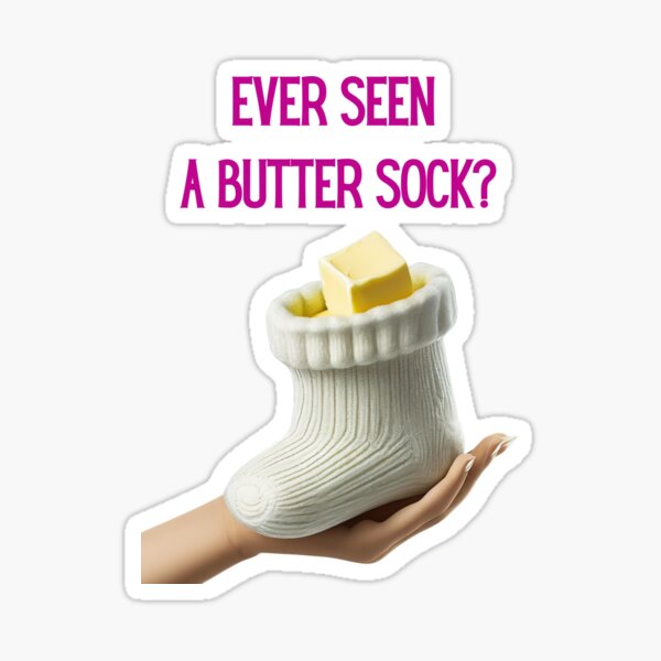 "Butter Sock - Sam Puckett from iCarly and Sam & Cat" Sticker for Sale ...