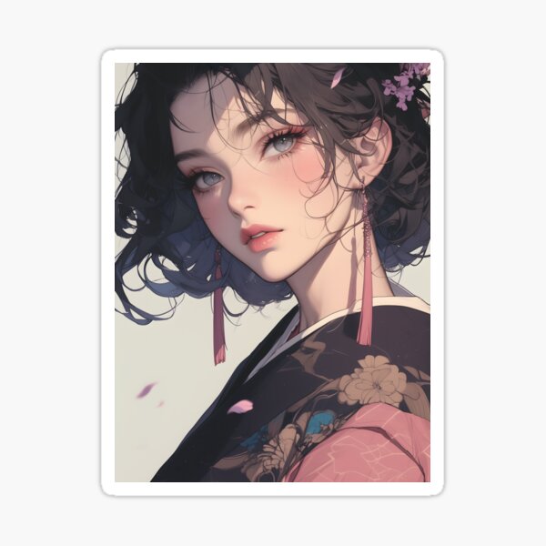"Manhwa girl 22" Sticker by Infinite-Aspire | Redbubble