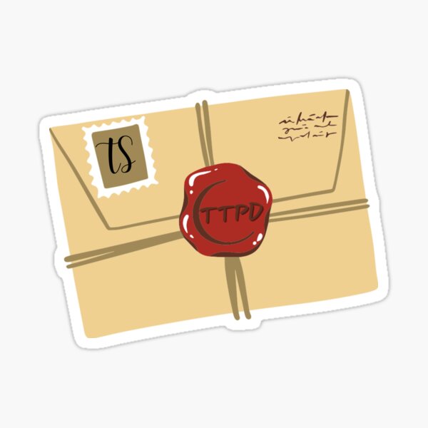 "TTPD Letter" Sticker for Sale by tenleyclairej | Redbubble