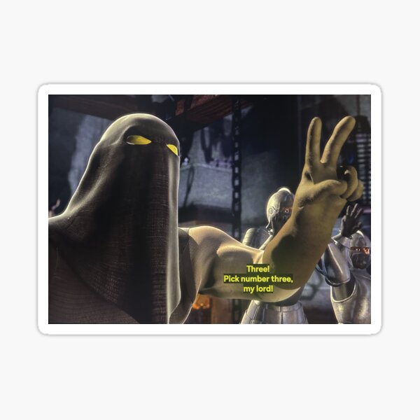 "Thelonious: Pick Number 3 My Lord" Sticker for Sale by ElCocodrilo ...