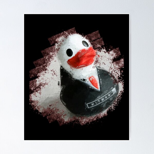 "The pale Duck from Hitman games" Poster for Sale by LillieSchulze1 ...