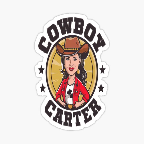 "Cowboy Carter " Sticker for Sale by Justicestd | Redbubble