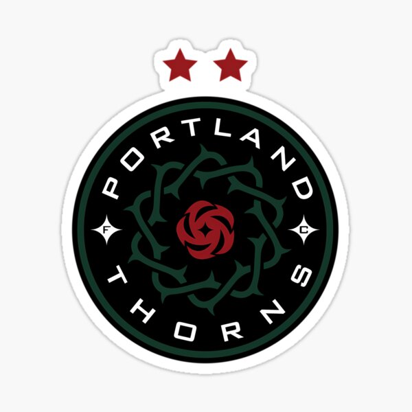 "Portland logo Thorns FC logo" Sticker for Sale by TonMartin | Redbubble