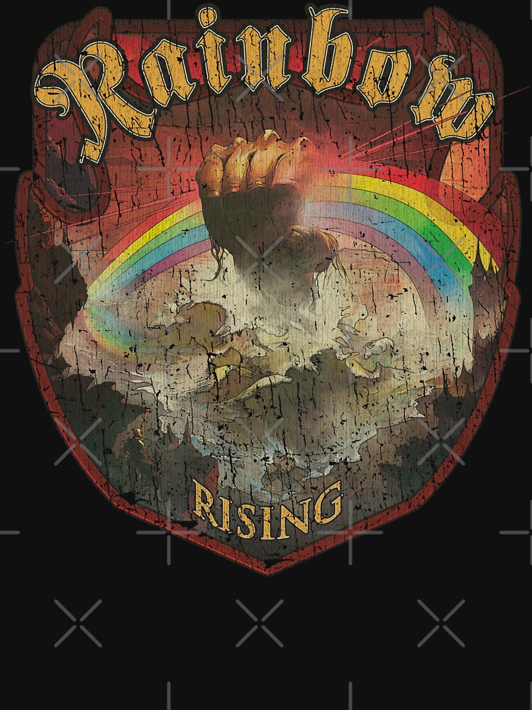 "Rainbow Rising 1976" Essential T-Shirt for Sale by AstroZombie6669 ...