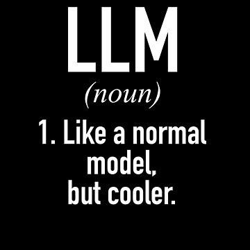 "LLM - Large Language Model - AI" Sticker for Sale by HiddenVerb ...