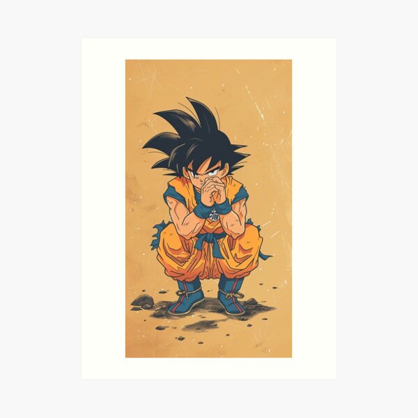 "4. Dragon ball, Goku illustration in the style of Akira Toriyama." Art ...