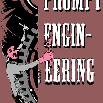 "Prompt engineering - comedian" Sticker for Sale by artebus | Redbubble