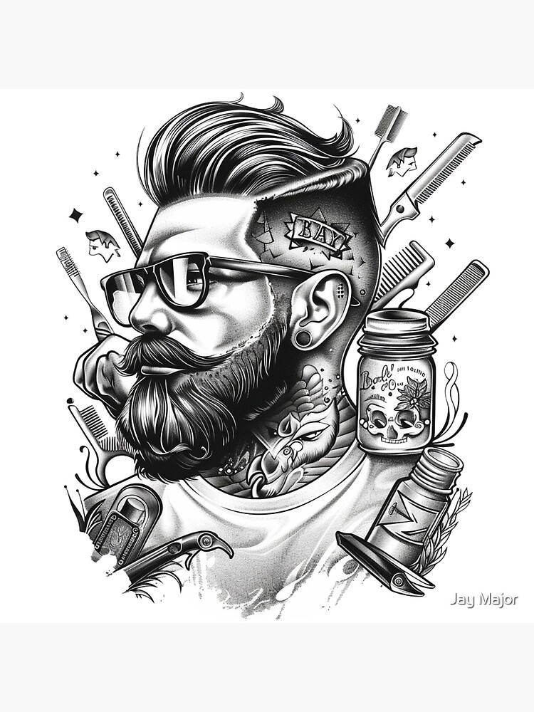 Barber Tattoo Designs
