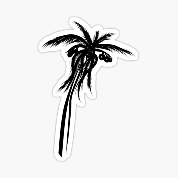 "Florida palm" Sticker for Sale by AsinineArcanist | Redbubble