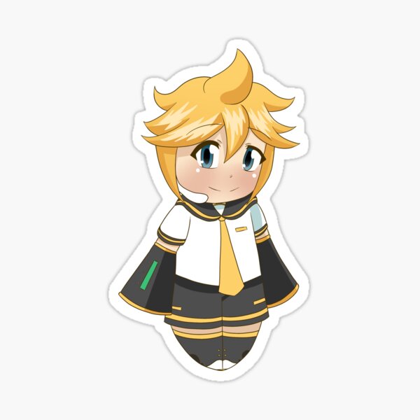 "Chibi Kagamine Len" Sticker by TheCartoonFan | Redbubble