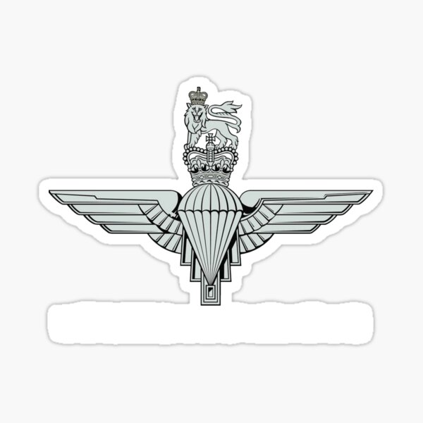 "Parachute Regiment Motto" Sticker for Sale by Chris Wilkinson | Redbubble