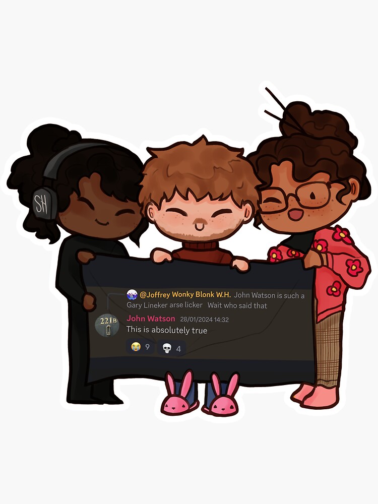 "Gary arse licker sticker [Sherlock & CO]" Sticker for Sale by Tsuki ...