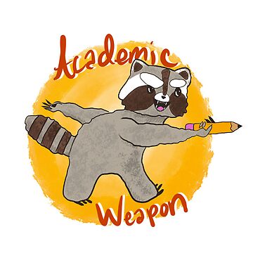 "Academic Weapon v2" Sticker for Sale by spiggasaur | Redbubble
