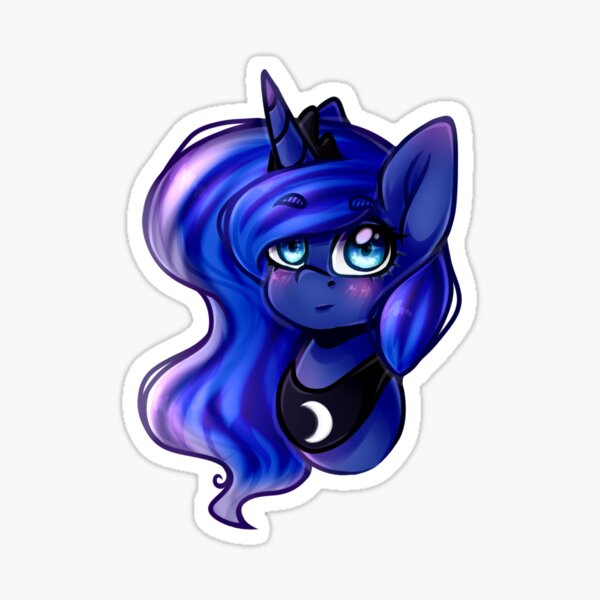 "Princess Luna MLP" Sticker for Sale by GrapieChan | Redbubble
