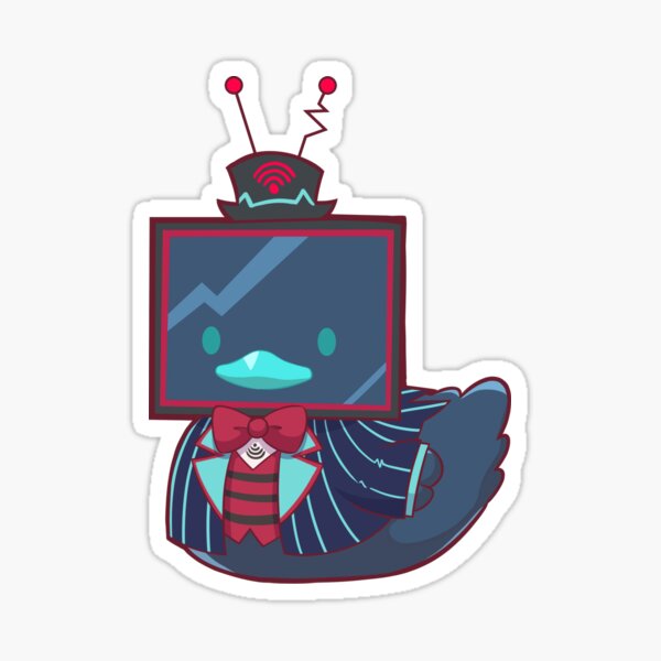 "Duckling Vox" Sticker for Sale by Paula Stark | Redbubble