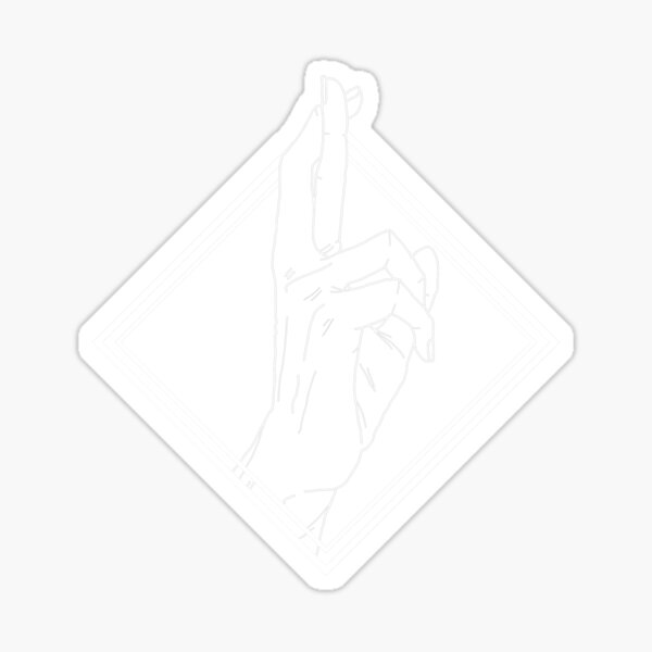 "jjk hand symbole" Sticker for Sale by Major ⭐ ⭐ ⭐ ⭐ ⭐ | Redbubble