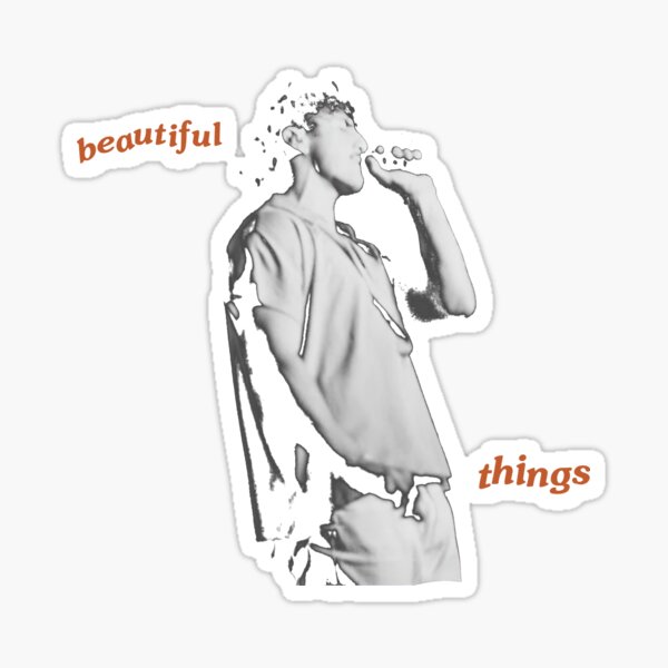 "Benson Boone Beautiful Things 90s" Sticker for Sale by Solomonturb ...