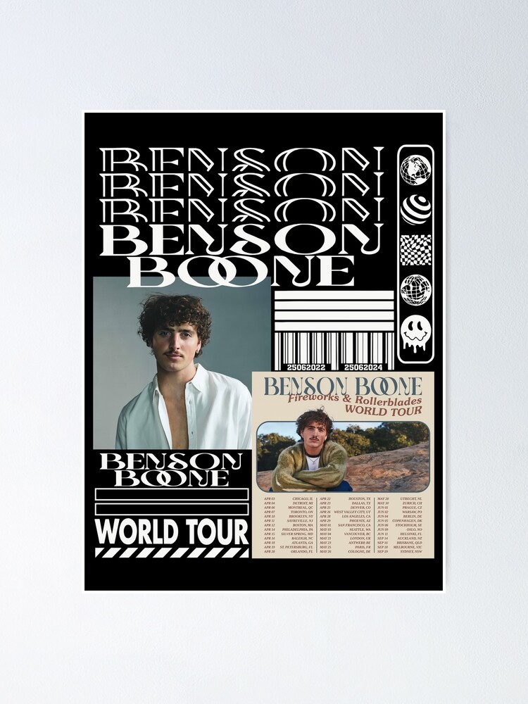 "Benson Boone Vintage" Poster for Sale by Solomonturb | Redbubble