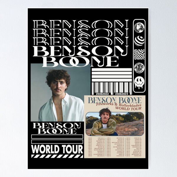 "Benson Boone Vintage" Poster for Sale by Solomonturb | Redbubble