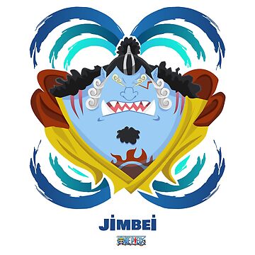 "One Piece Jimbei" Sticker for Sale by kobmamba | Redbubble