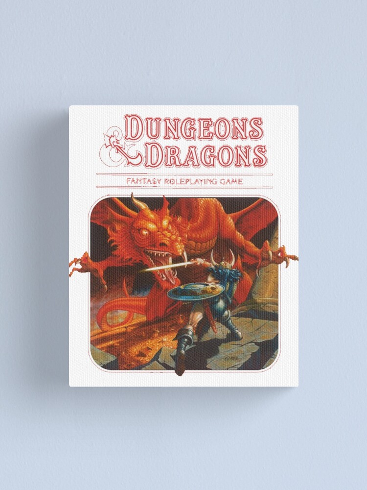 "dungeons and dragons red box" Canvas Print for Sale by jemelnyong ...