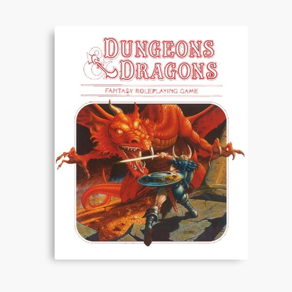 "dungeons and dragons red box" Canvas Print for Sale by jemelnyong ...