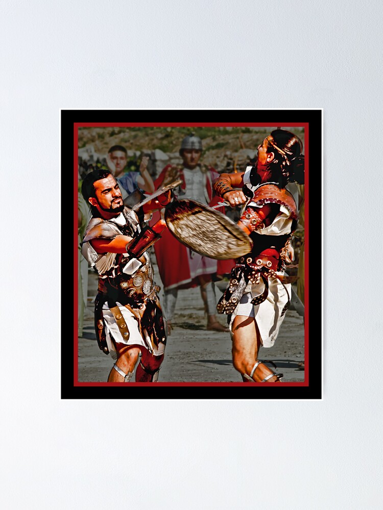 "Roman Gladiators" Poster by Memaa | Redbubble