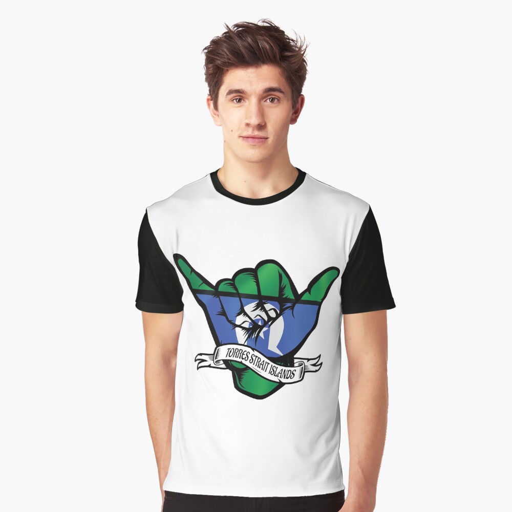 "Torres Strait Islands Shaka Hand Flag" Sticker for Sale by Margival ...