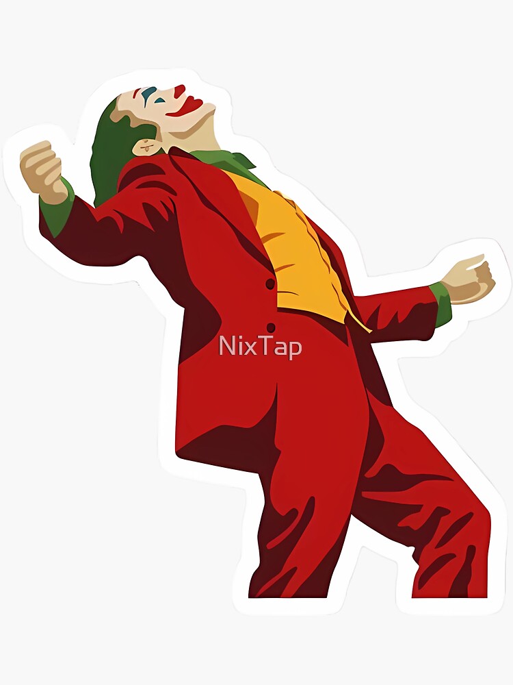 "JOKER" Sticker for Sale by NixTap | Redbubble