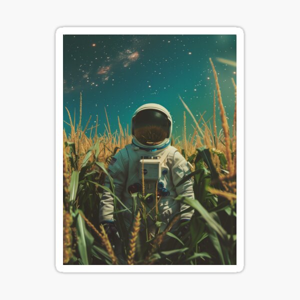 "Cornfield Science" Sticker for Sale by schamsyy | Redbubble