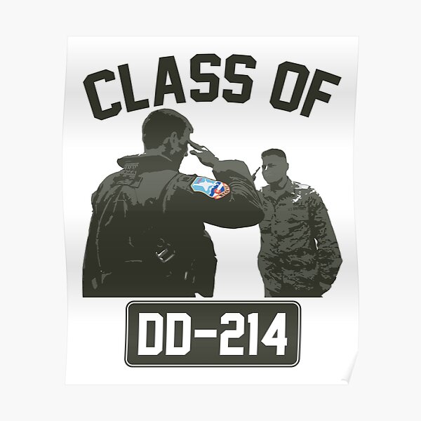 "Honoring the Military Veterans of Class of DD-214" Poster by ...